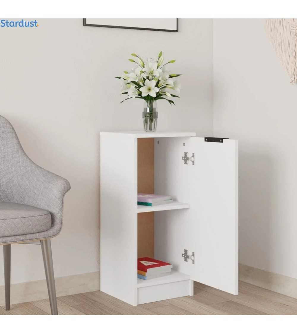 Buffet mini en Mdf Blanc pour Salon, Cuisine, Couloir, Style Elégance ...