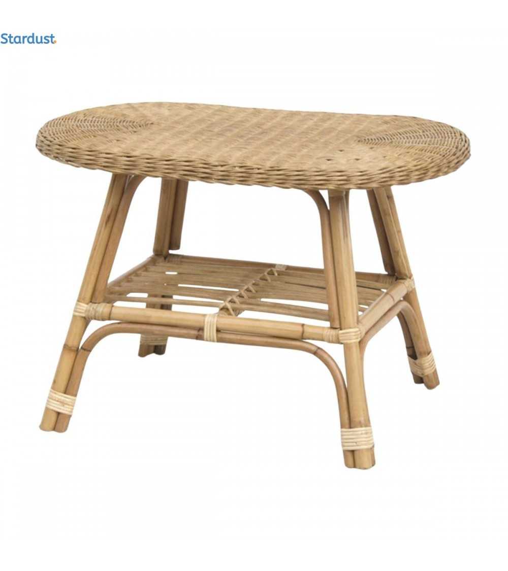 Mobilier Et Décoration en Rotin Tunisie : Table basse ovale en rotin ...