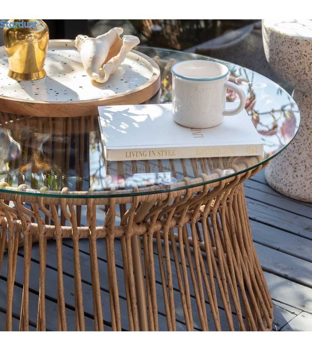 Mobilier Et Décoration en Rotin Tunisie : Table basse en rotin naturel