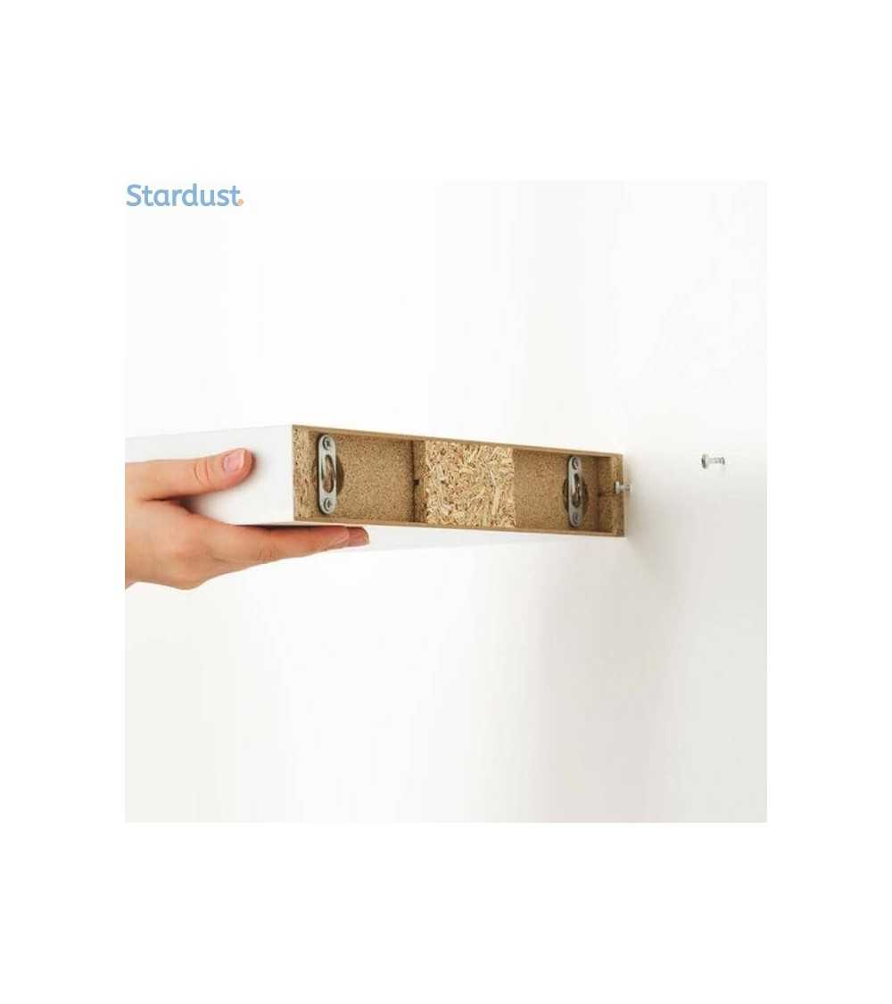 Étagère mural (fixation invisible) 30cm blanc
